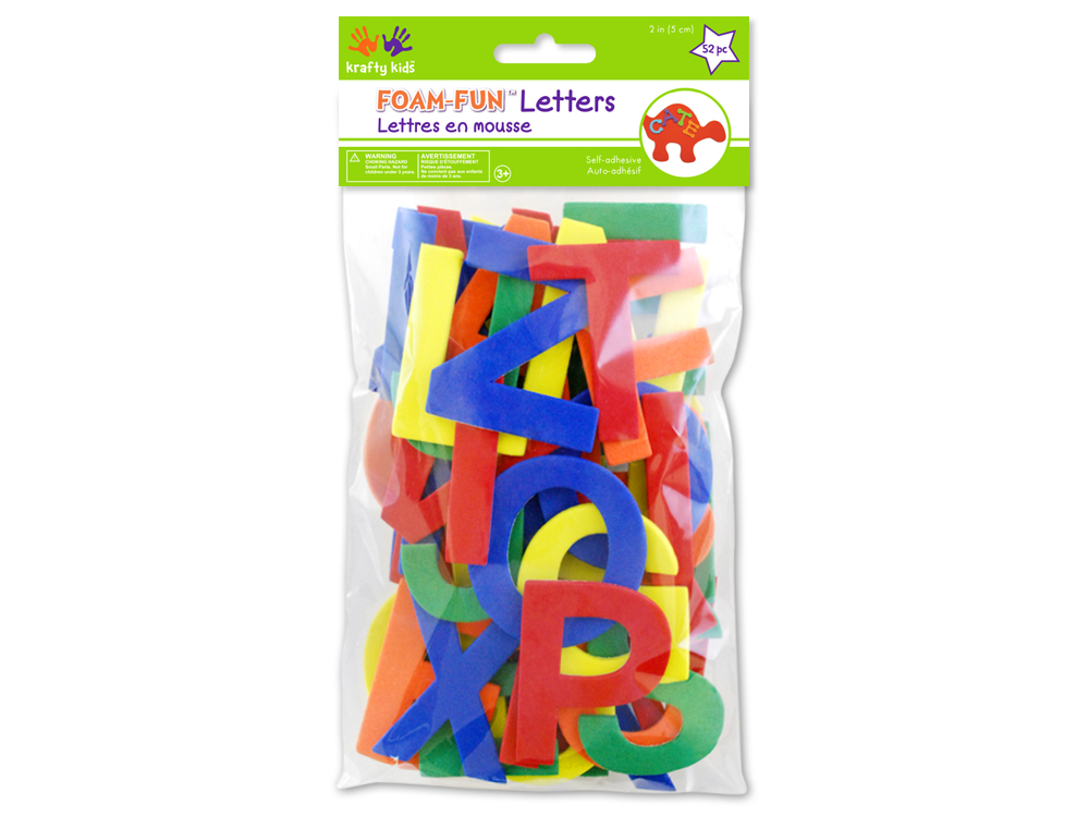 Foam Number And Alphabet Stickers